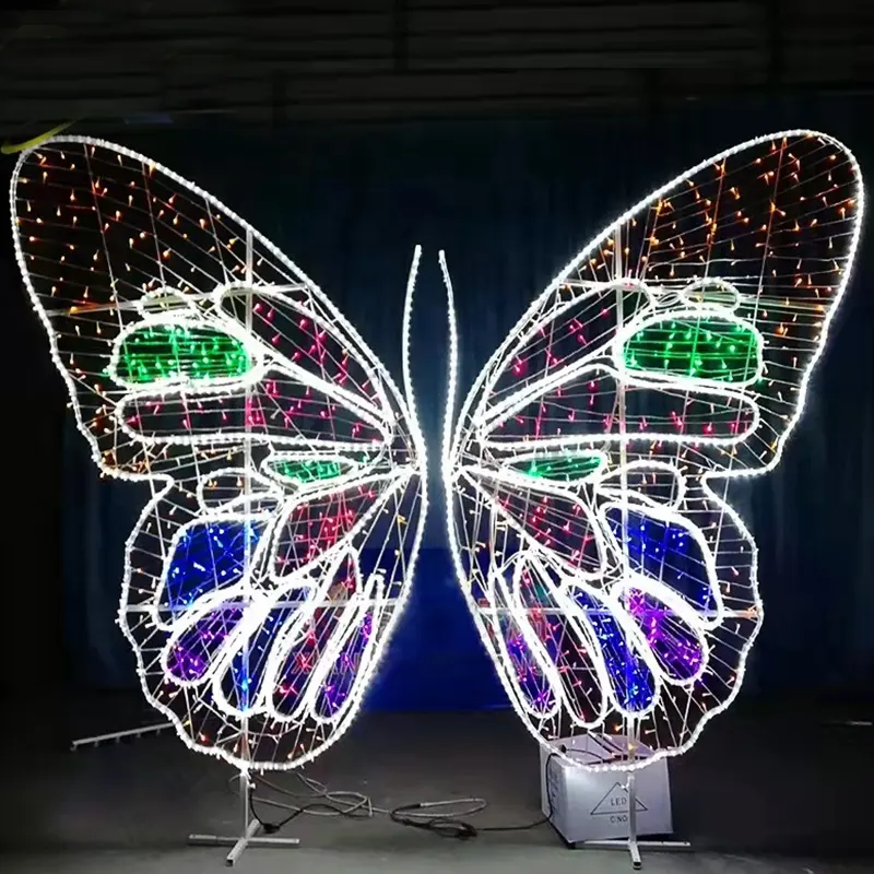 Large Lighted Butterflies Lightup Large Led Butterfly | Wayfair