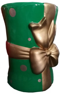 Large Fiberglass Round Fancy Gift Box – Certified Lights